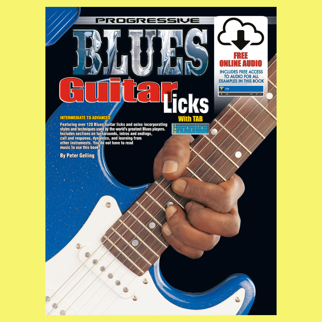 Progressive Blues Guitar Licks Book/Online Audio – Music2u.com.au