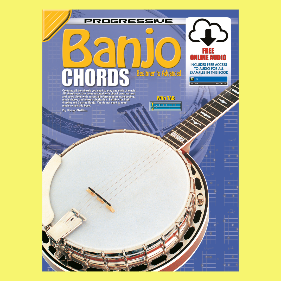 Progressive Banjo Chords Book/Online Audio – Music2u.com.au
