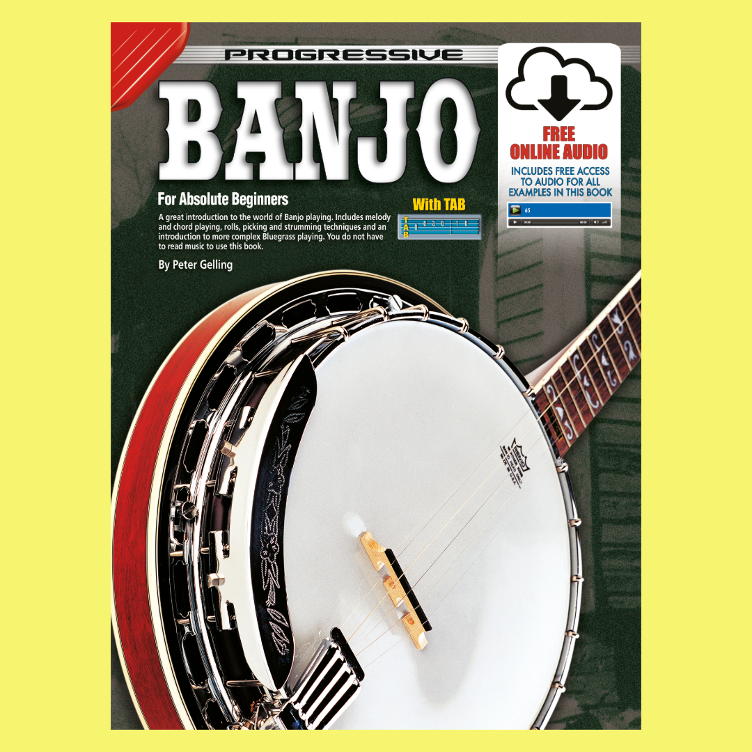 Progressive Banjo Book/Online Audio – Music2u.com.au
