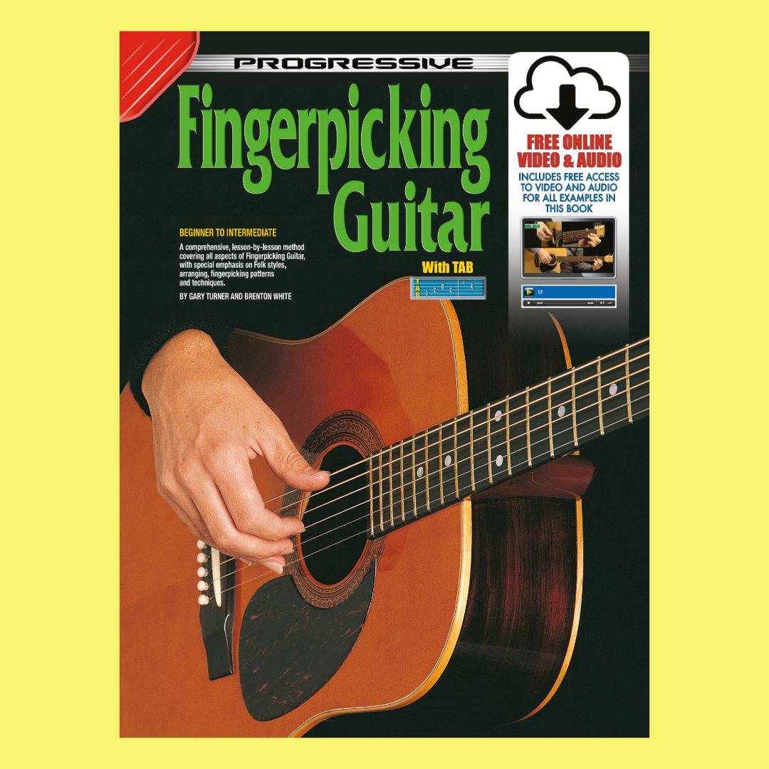 Progressive Fingerpicking Guitar Book/Online Audio – Music2u.com.au