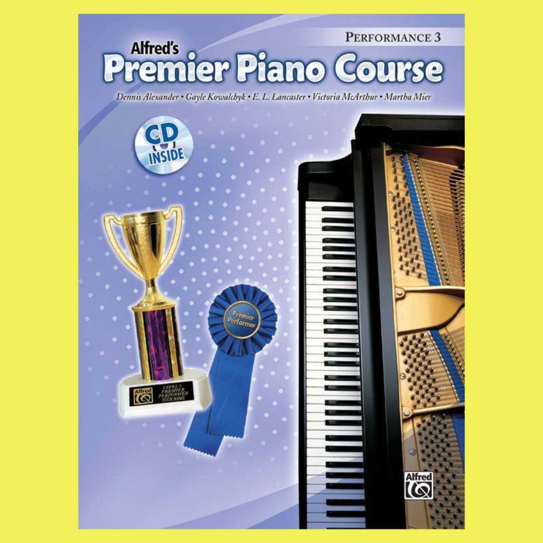 Alfred's Premier Piano Course - Performance Book 3 (Book and CD ...