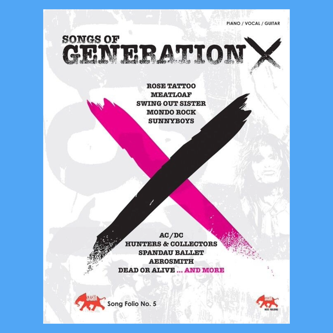 Songs Of Generation X - Piano Vocal Guitar Songbook (20 Hit Songs ...