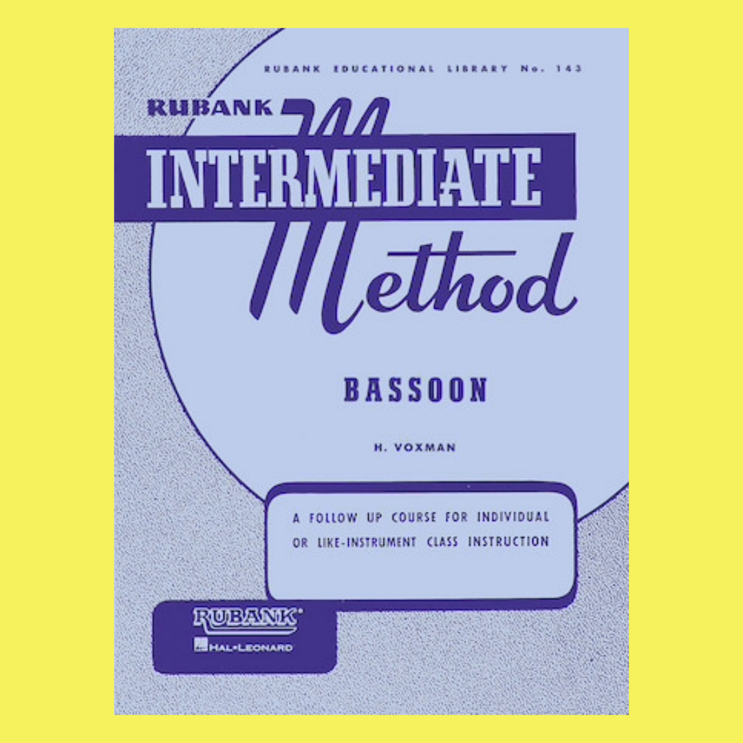 Rubank Intermediate Method - Bassoon Book – Music2u.com.au