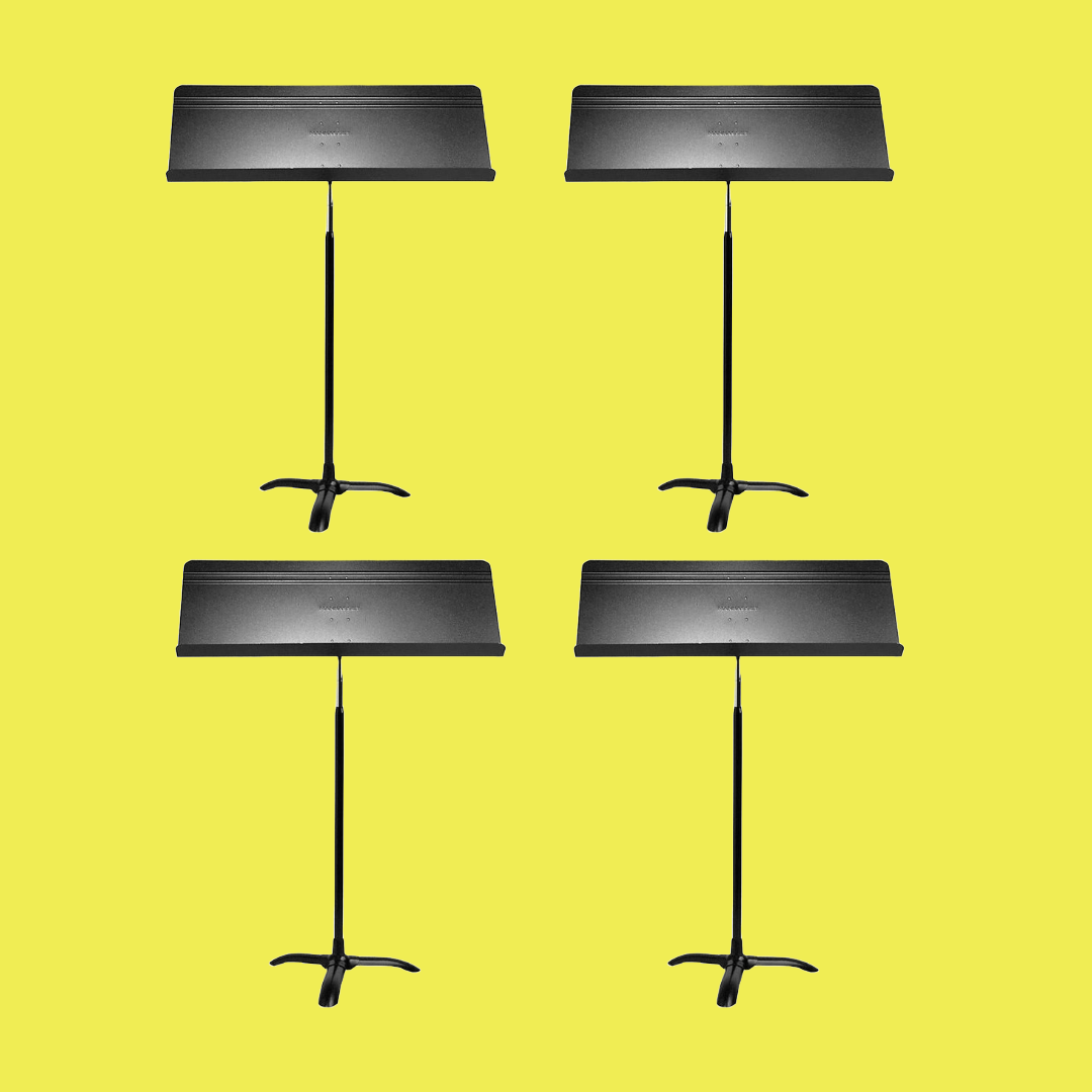 Manhasset Fourscore Music Stand in Black - Box of 4 Stands – Music2u.com.au