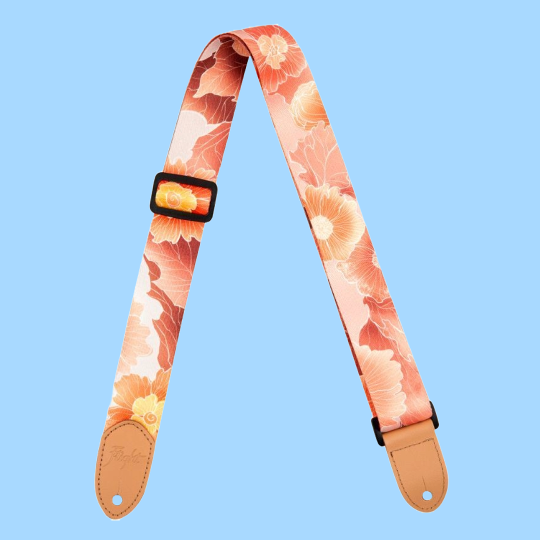 Flight S35 - Flower Polyester Ukulele Strap – Music2u.com.au