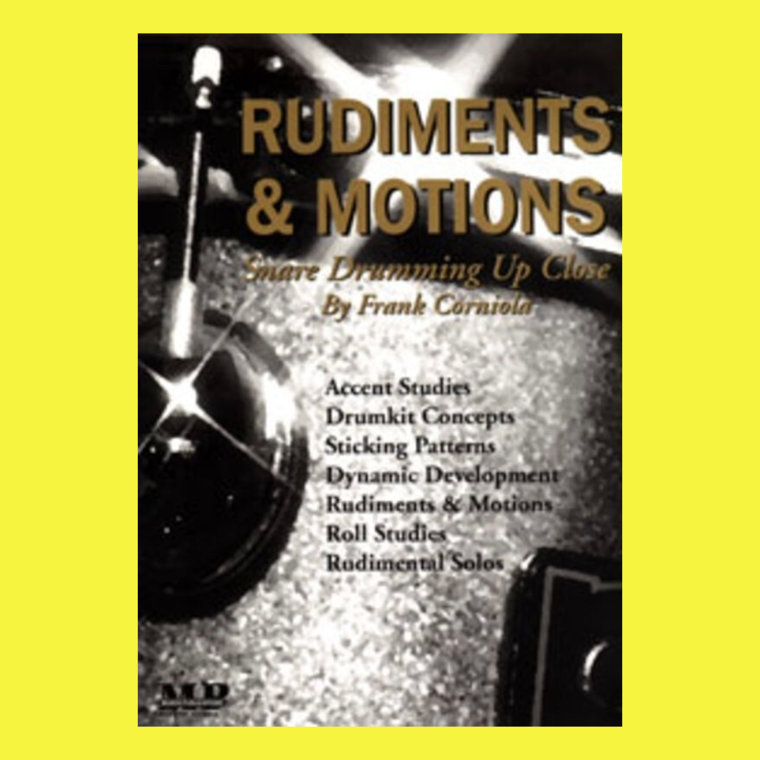 Rudiments And Motions - Snare Drumming Up Close Book – Music2u.com.au