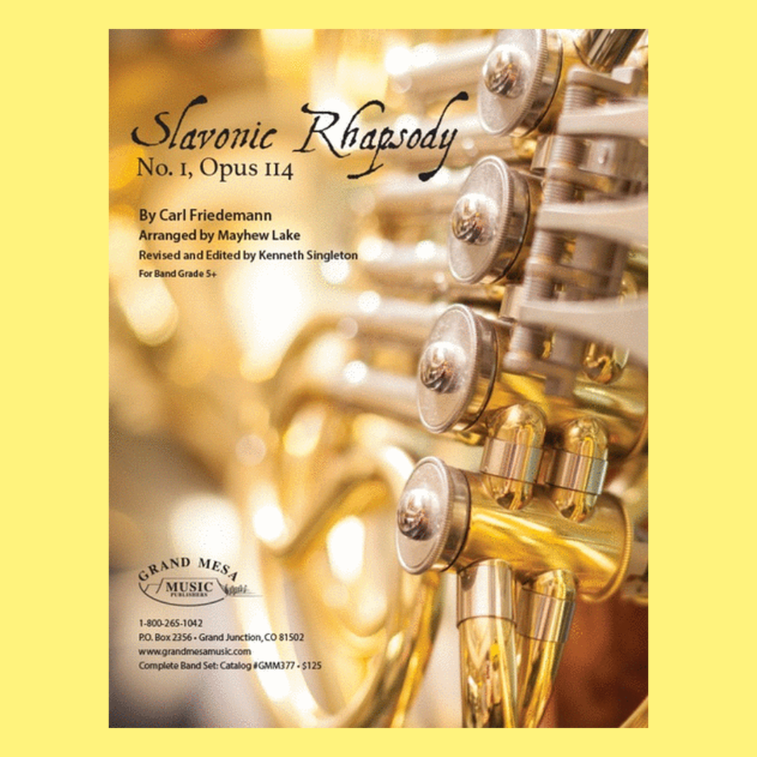 Slavonic Rhapsody No 1 Concert Band Level 5.5 Score/Parts – Music2u.com.au