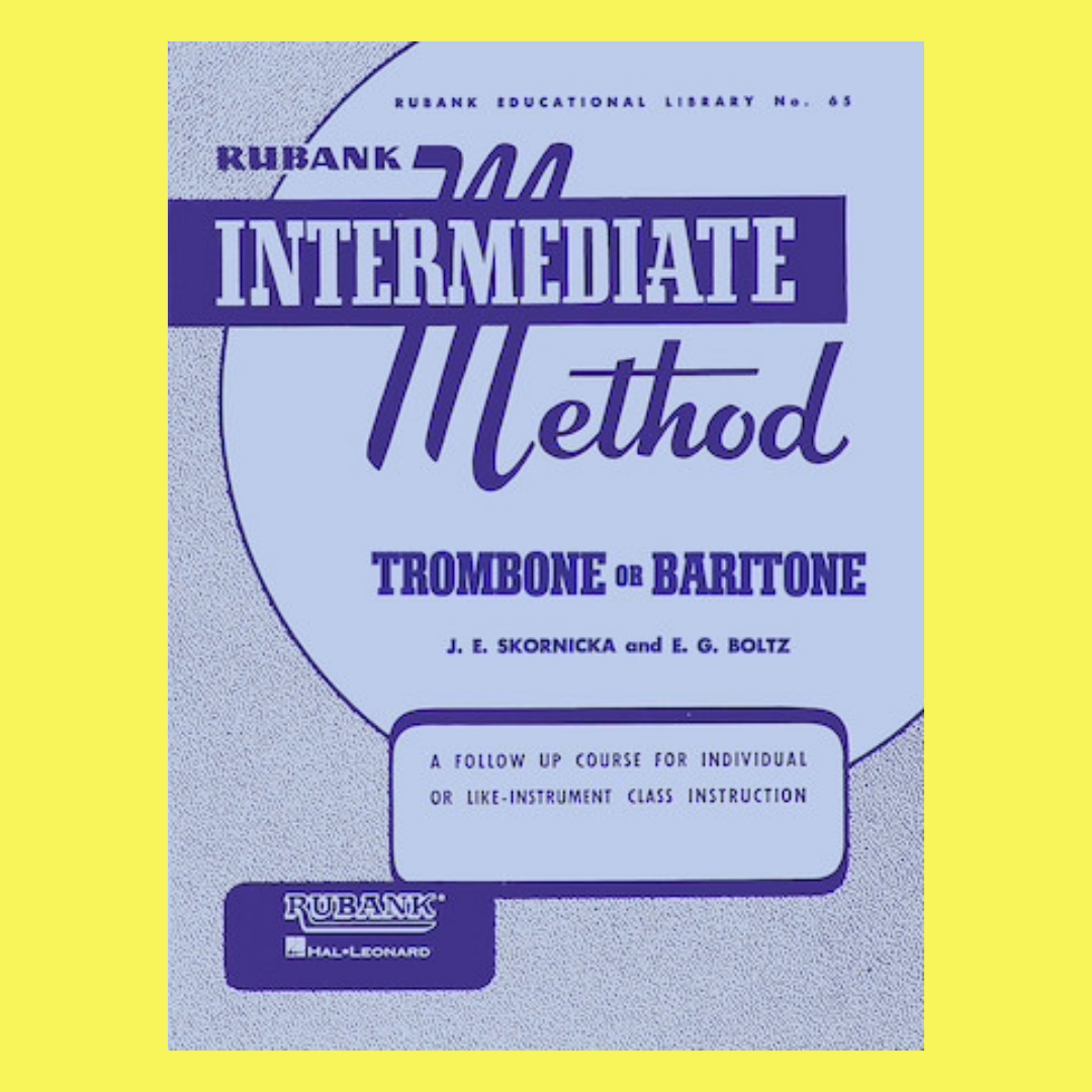 Rubank Intermediate Method - Trombone or Baritone Book – Music2u.com.au