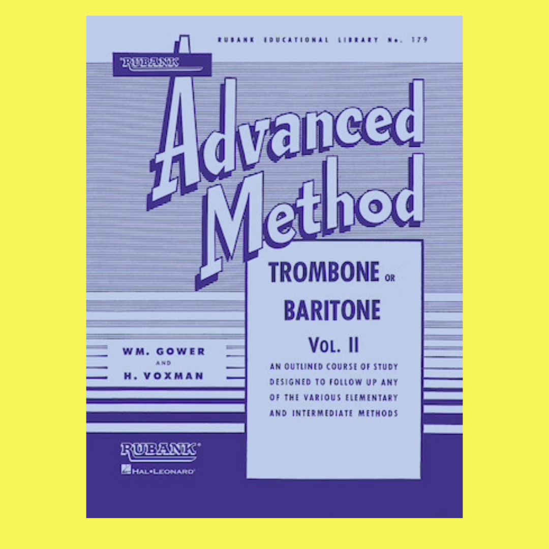 Rubank Advanced Method Trombone Volume 2 Book – Music2u.com.au