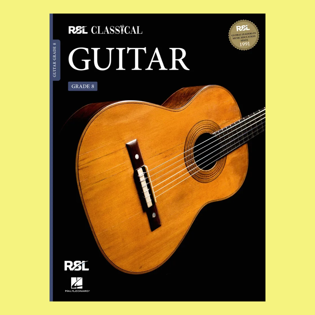 Rockschool Classical Guitar - Grade 8 Book (2022+) – Music2u.com.au
