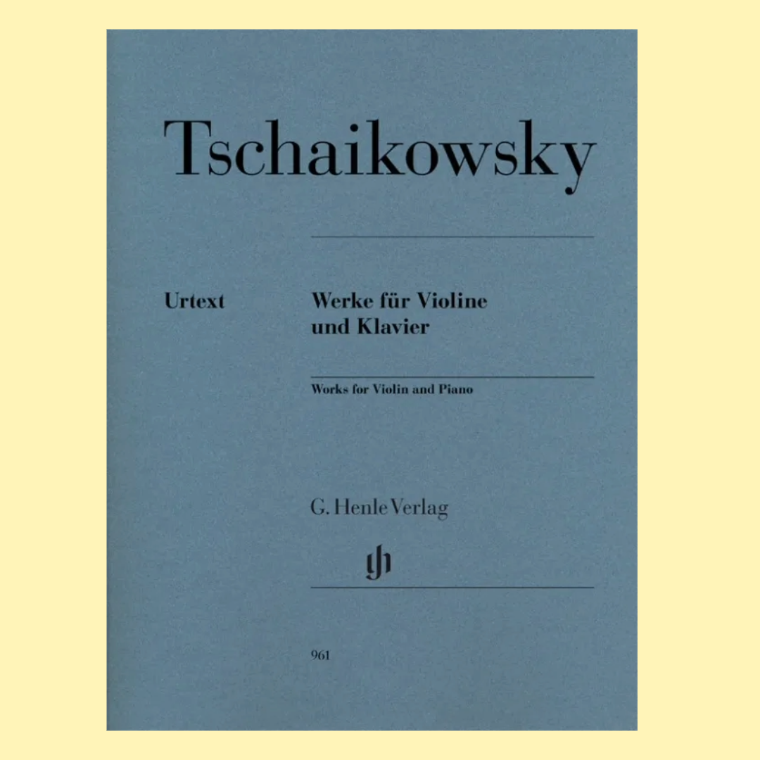 Tchaikovsky - Works For Violin Book – Music2u.com.au