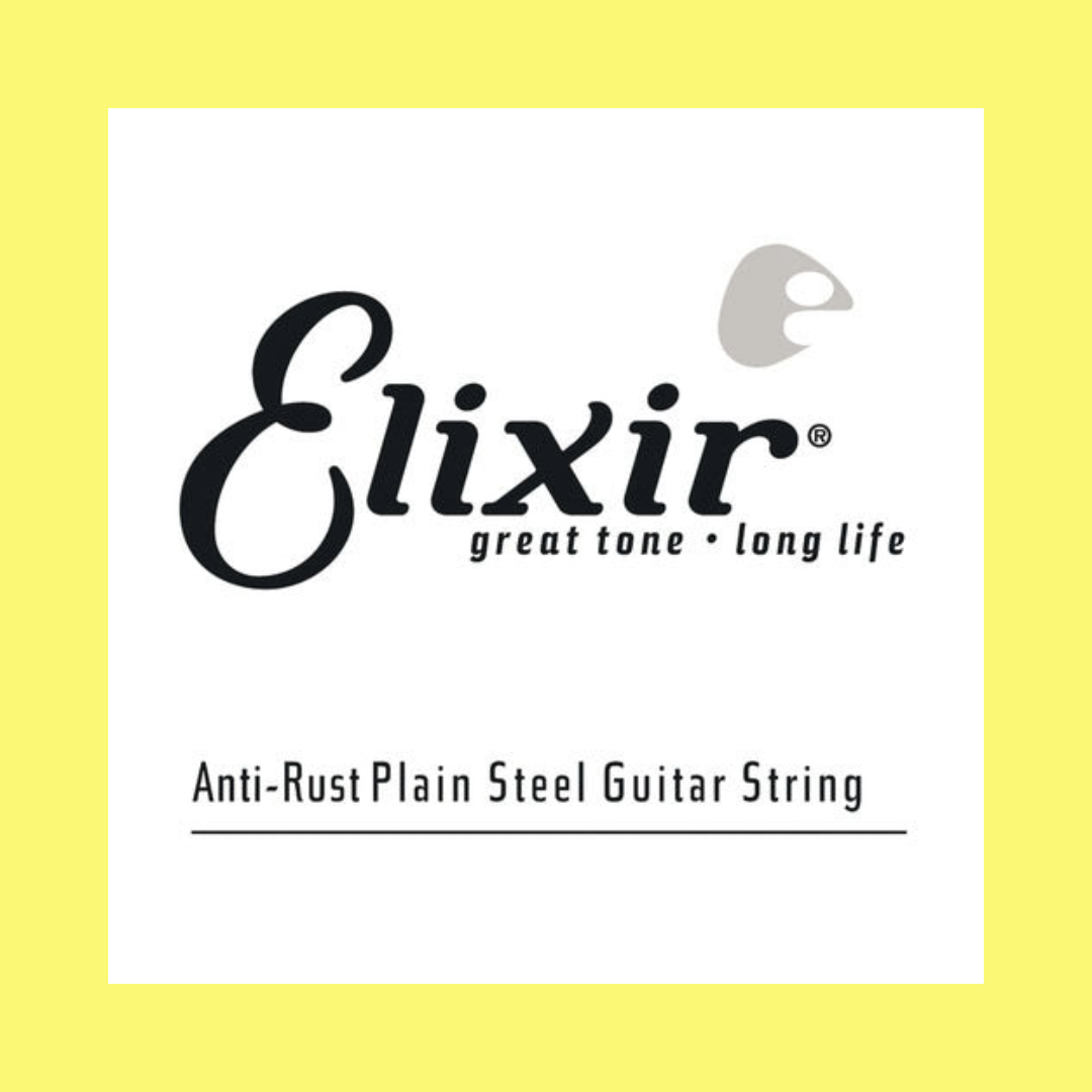 Elixir 13013 Anti-Rust Plain Steel Guitar Single String - Gauge 0.013 ...