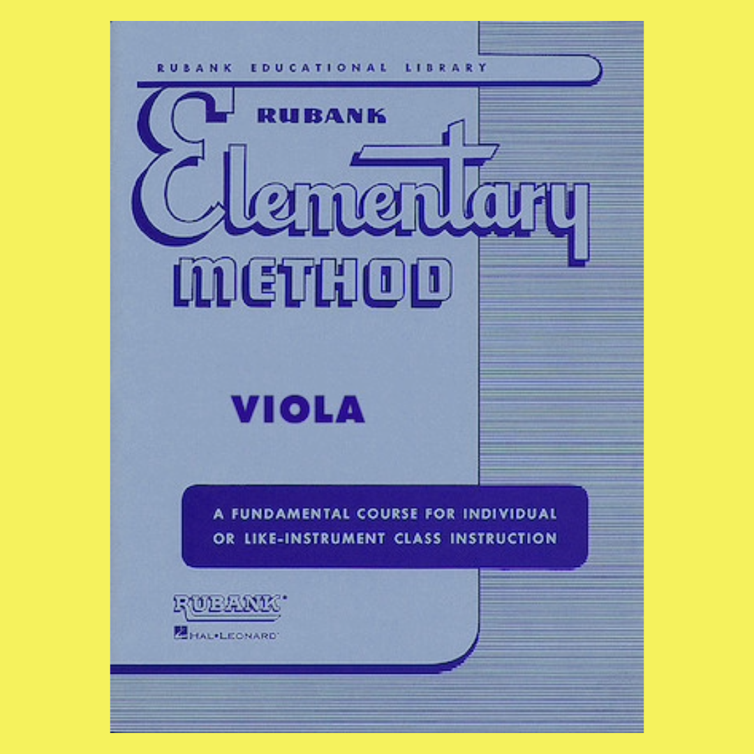 Rubank Elementary Method - Viola Book – Music2u.com.au