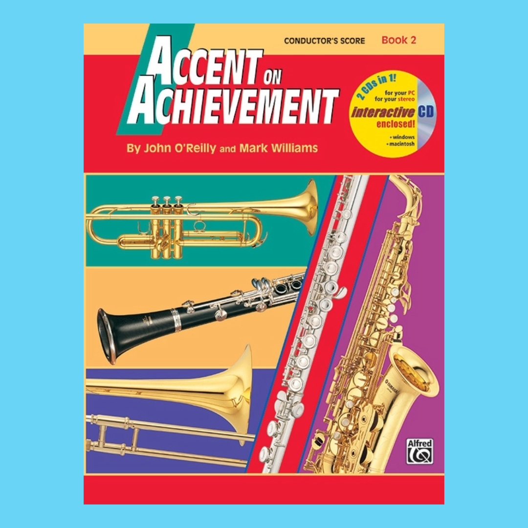 Accent On Achievement - Comb Bound Conductor's Score Book 2 (Book/CD ...