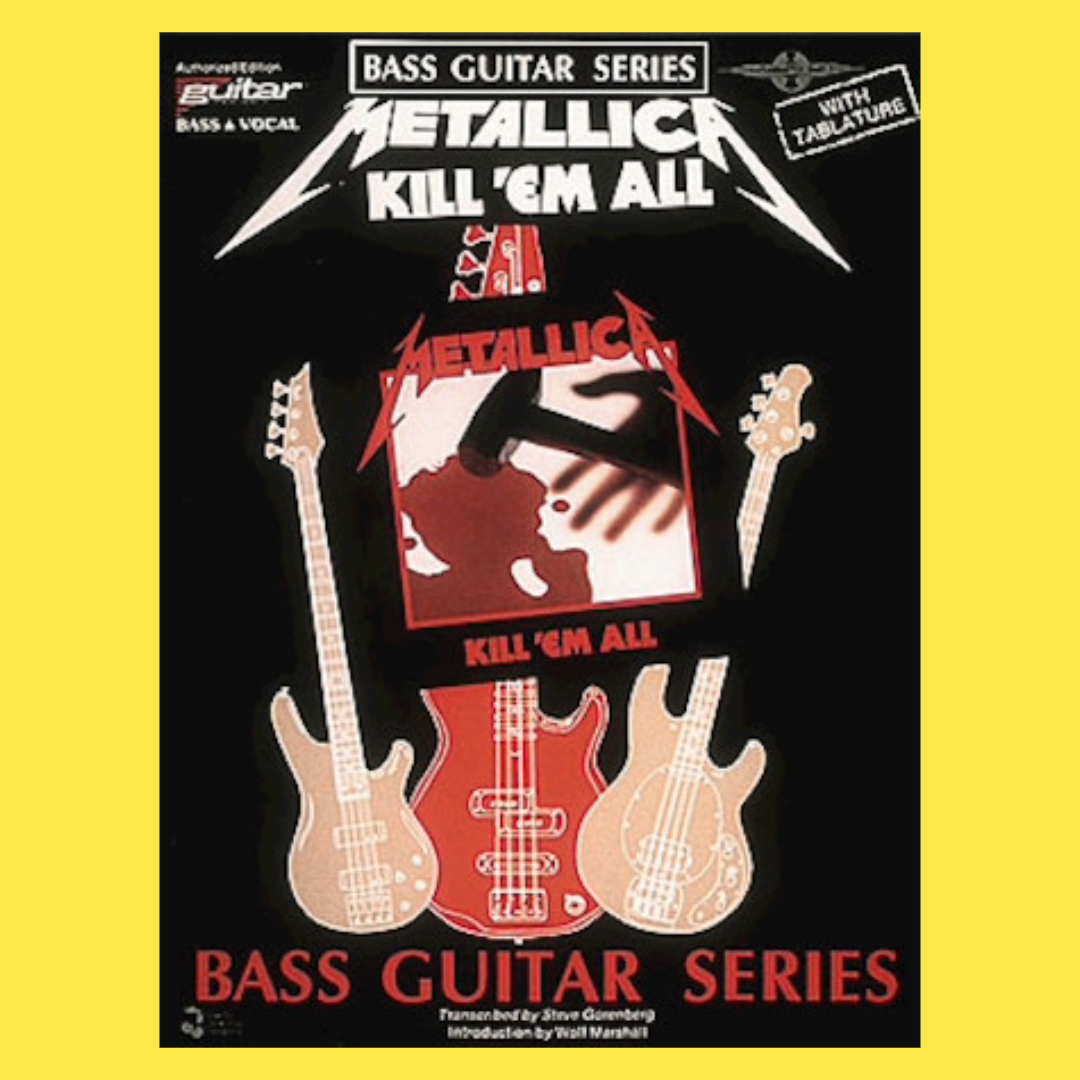 Metallica - Kill Em All Bass Guitar Tab Book – Music2u.com.au