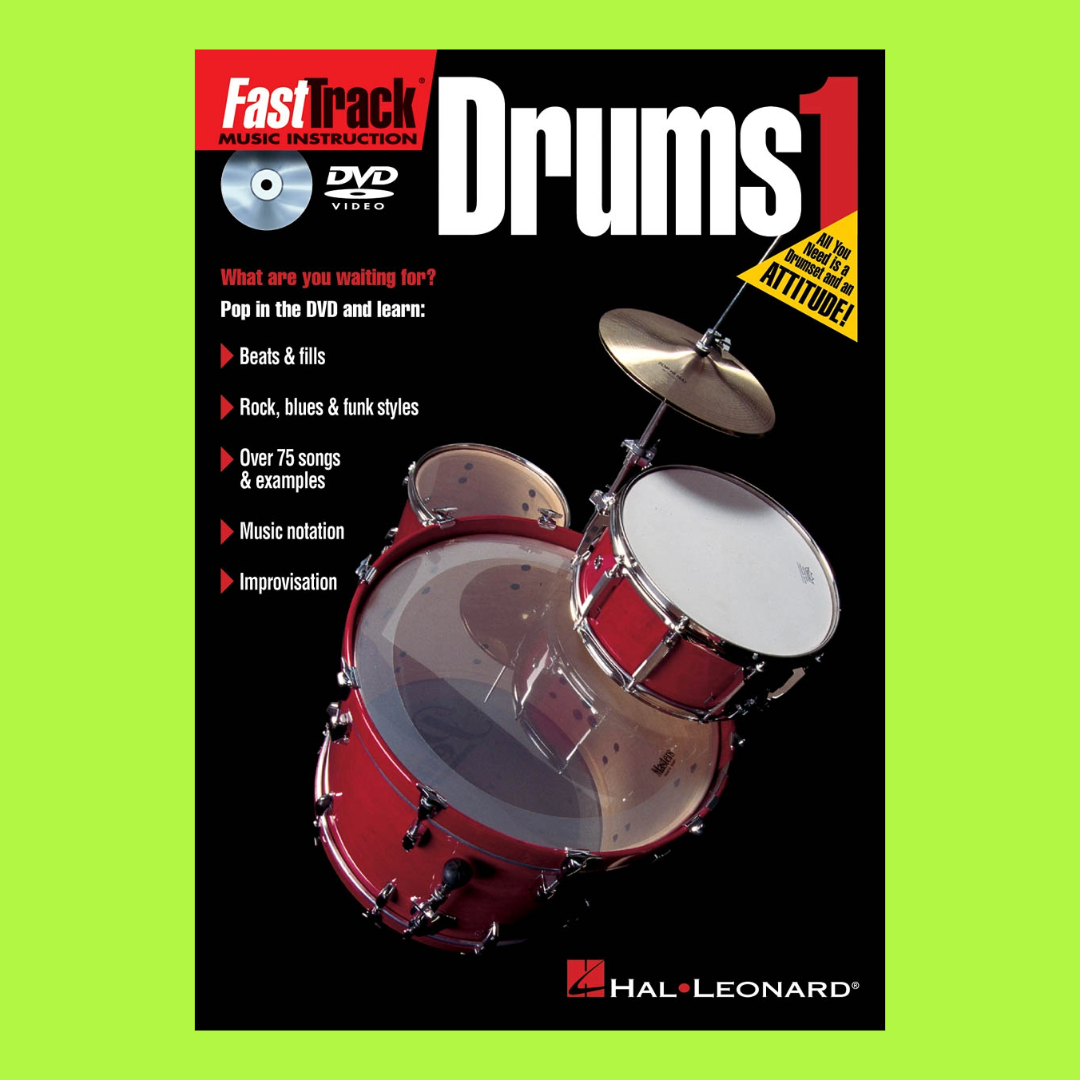 Learn to Play Drums Fast with FastTrack Drum Method 1 DVD – Music2u.com.au