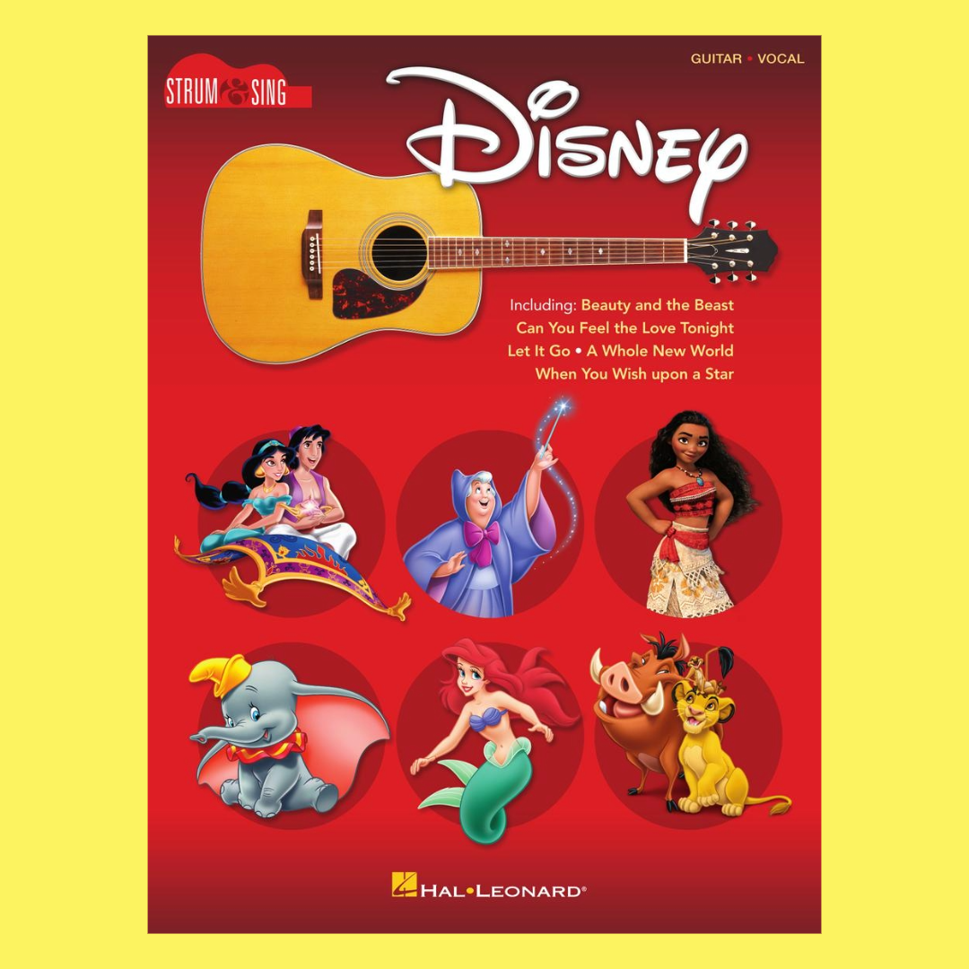 Disney Guitar Book: Strum & Sing 40 Songs - Fun for All Ages! – Music2u ...
