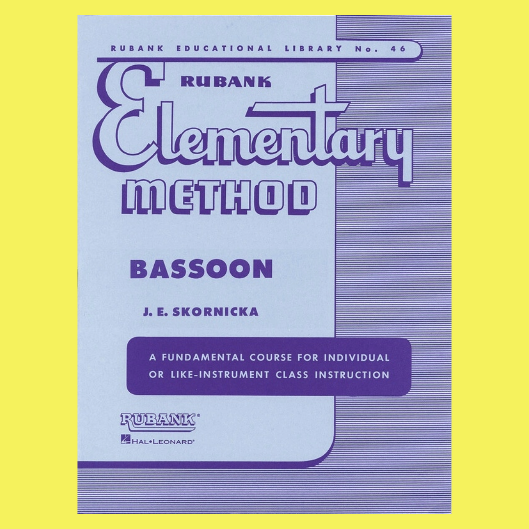 Rubank Elementary Method - Bassoon Book – Music2u.com.au