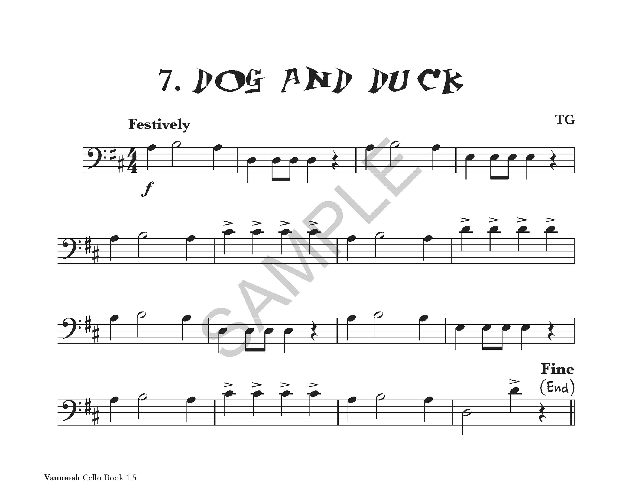 Thomas Gregory - Vamoosh Cello Book 1.5 (Book/CD) – Music2u.com.au