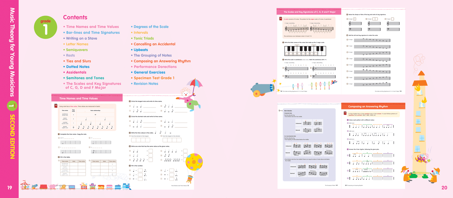 Music Theory For Young Musicians - Grade 1 Book (Revised Edition ...