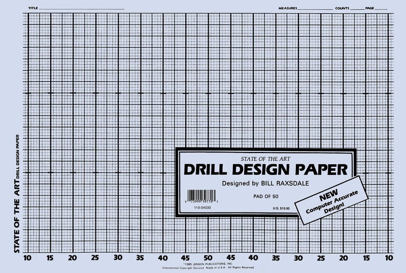 March Band - Drill Design Paper 18 x 12 inch – Music2u.com.au