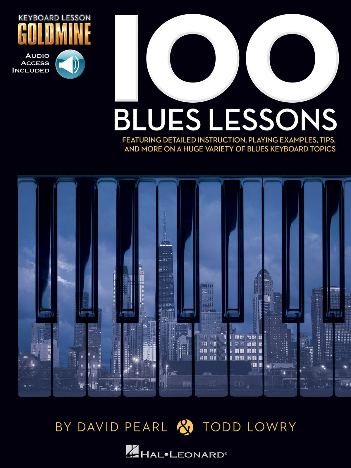 100 Blues Lessons Goldmine Keyboard Book – Music2u.com.au