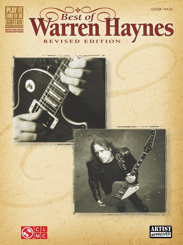 Best Of Warren Haynes Guitar Tab Book Revised Edition – Music2u.com.au