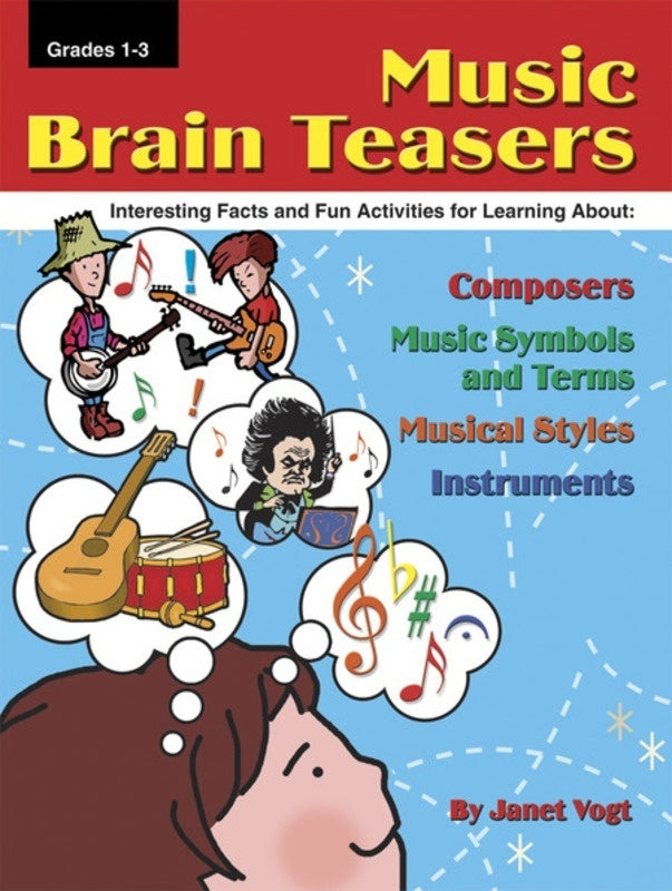 Music Brain Teasers Book - Music Styles, Instruments, Composers (Grade ...