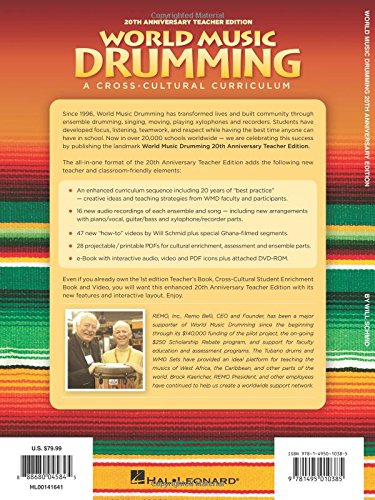 World Music Drumming 20th Anniversary Edition - Teaching Book/Dvd Rom ...
