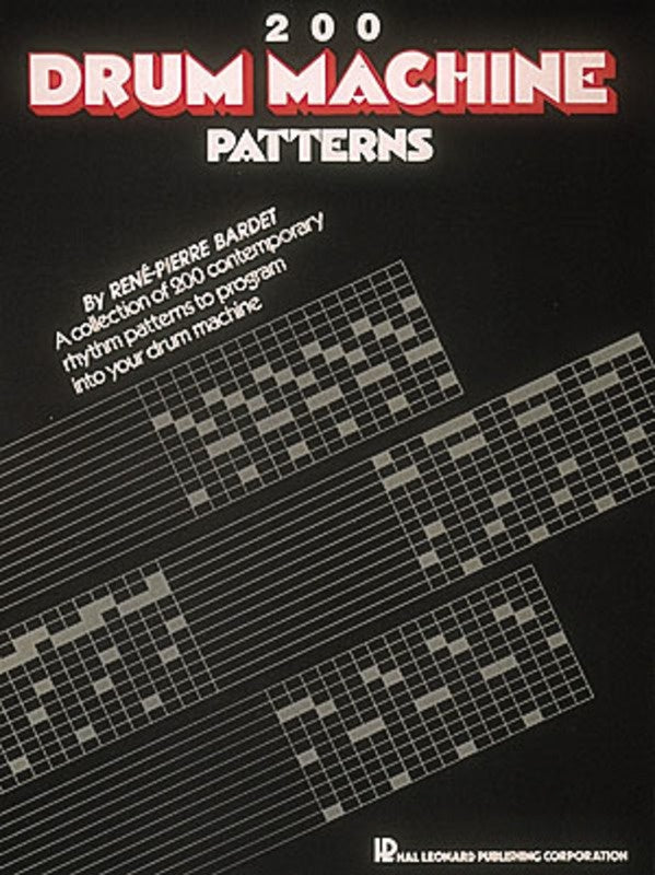 200 Drum Machine Patterns Book – Music2u.com.au