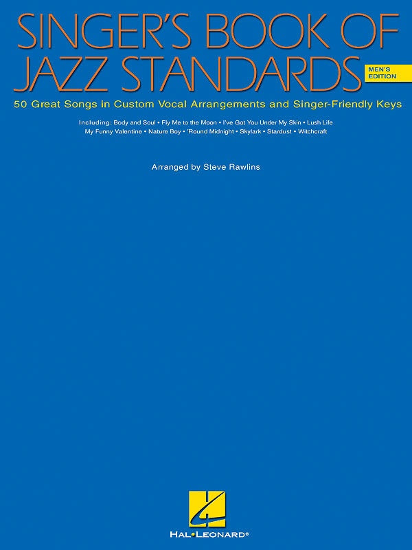 Singers Book Of Jazz Standards Mens Edition – Music2u.com.au