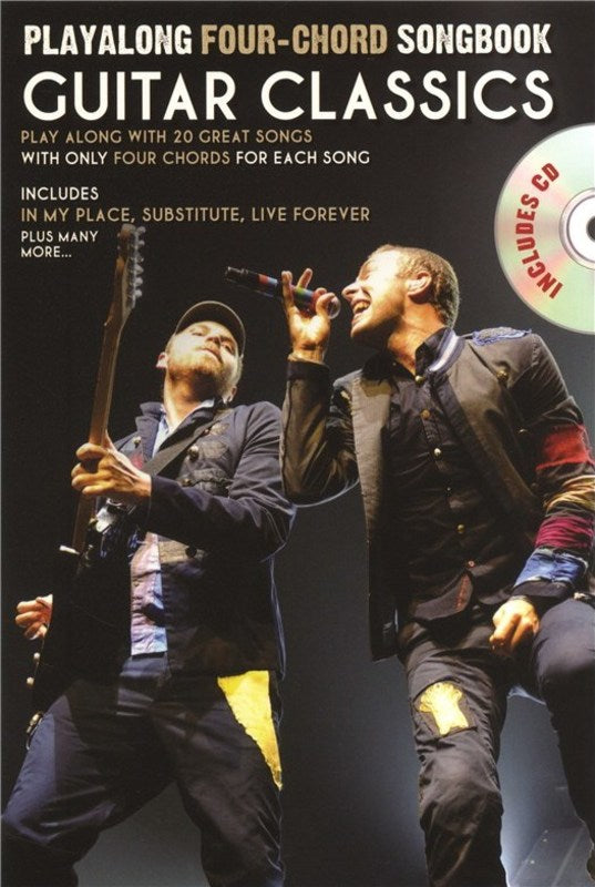 Playalong 4 Chord Songbook Guitar Bk/Cd – Music2u.com.au