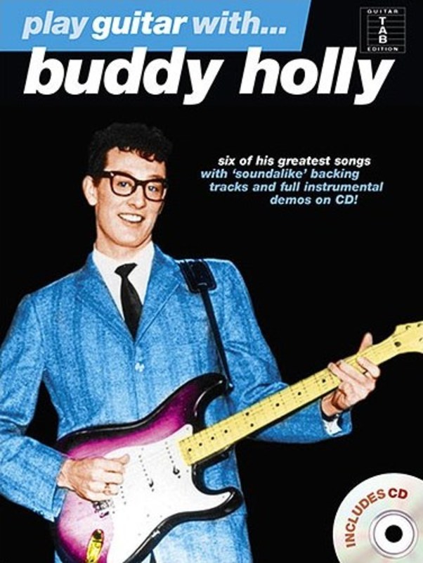 Play Guitar With Buddy Holly Tab Book/CD – Music2u.com.au