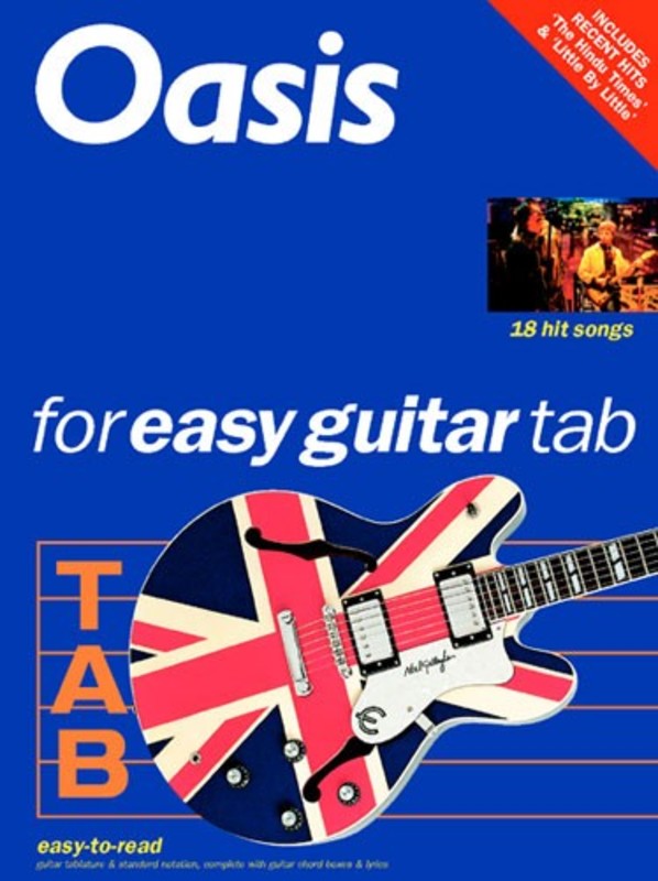 Oasis For Easy Guitar Tab – Music2u.com.au