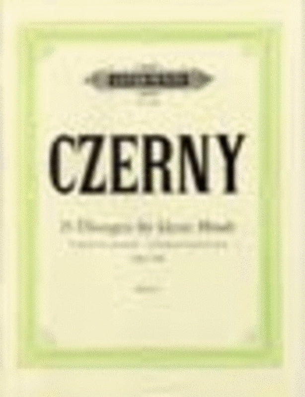 Czerny - 25 Exercises For Small Hands Op 748 – Music2u.com.au