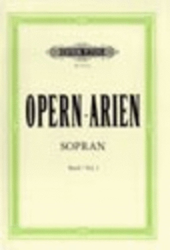 Opera Arias For Soprano Volume 1 – Music2u.com.au