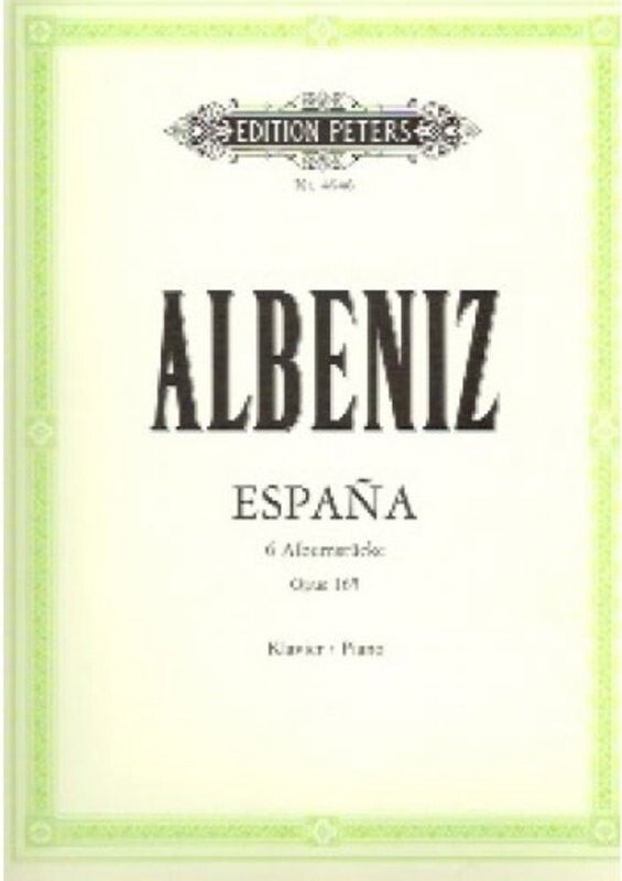 Albeniz - Espana Op 165: Piano Masterpiece – Music2u.com.au