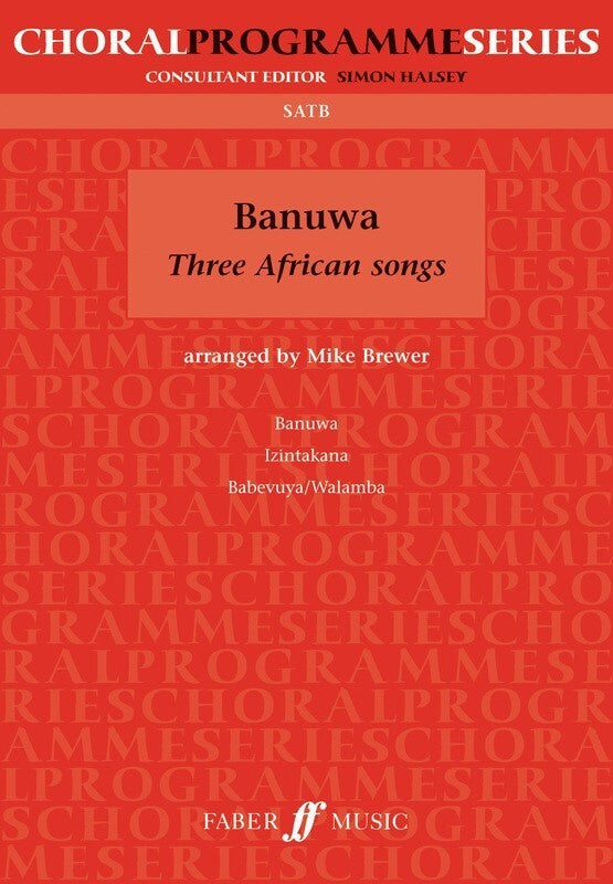 Banuwa Three African Songs Satb – Music2u.com.au