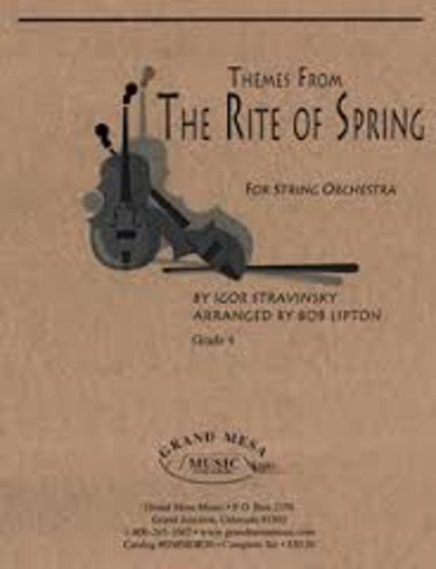 Themes From The Rite Of Spring So Score / Parts – Music2u.com.au