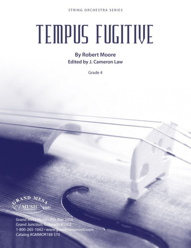 Tempus Fugitive So4 Score / Parts – Music2u.com.au
