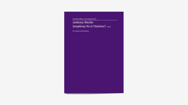 Ritchie - Symphony No 4 (Stations) Orchestra Study Score – Music2u.com.au
