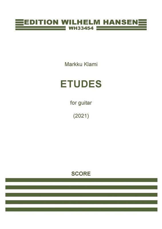 Klami - Etudes For Guitar – Music2u.com.au